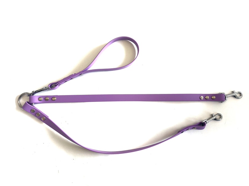 Amethyst Waterproof / Biothane Dog Split Lead – Collared Creatures