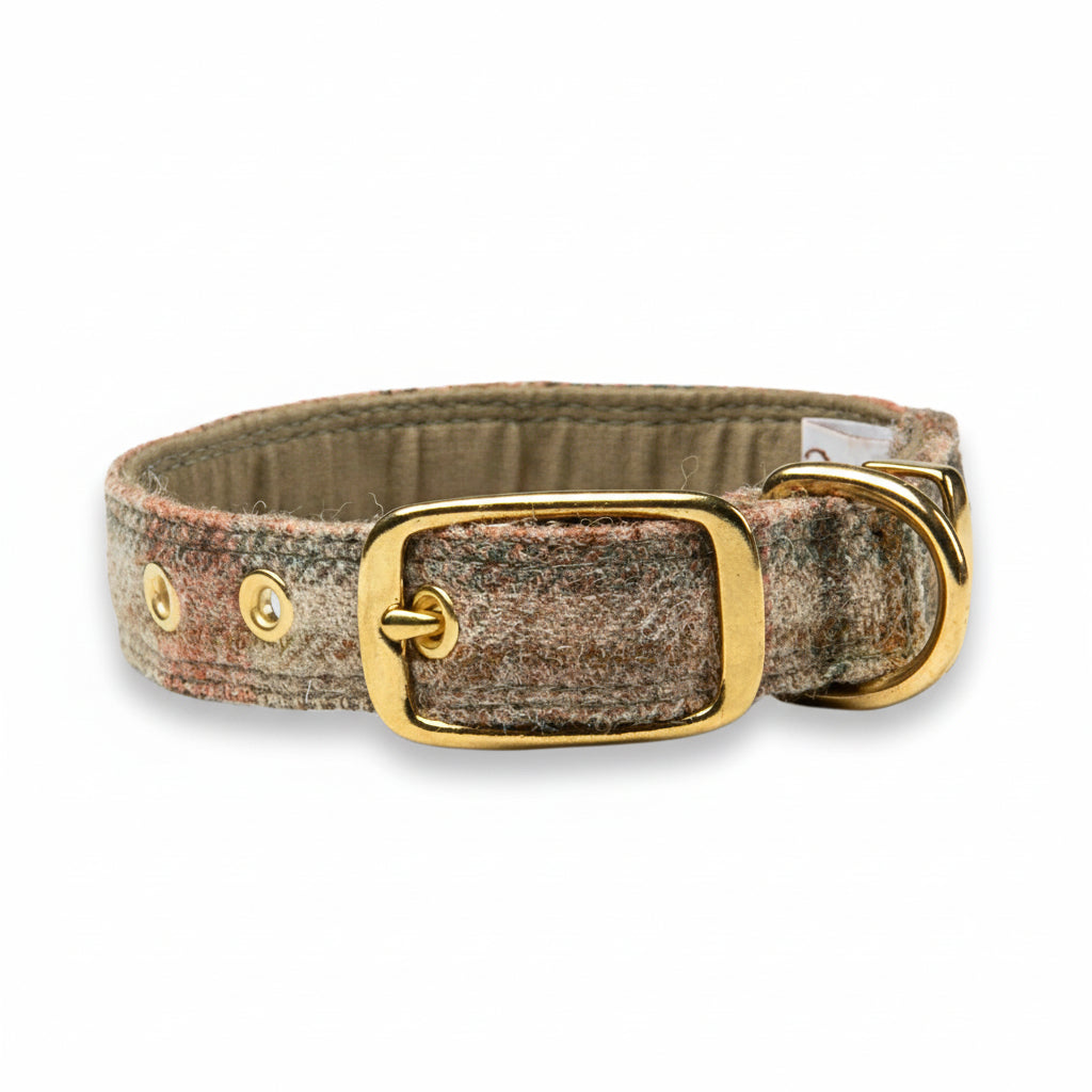Buckle Dog Collars | Handmade Tweed Dog Collars with Metal Buckle UK ...