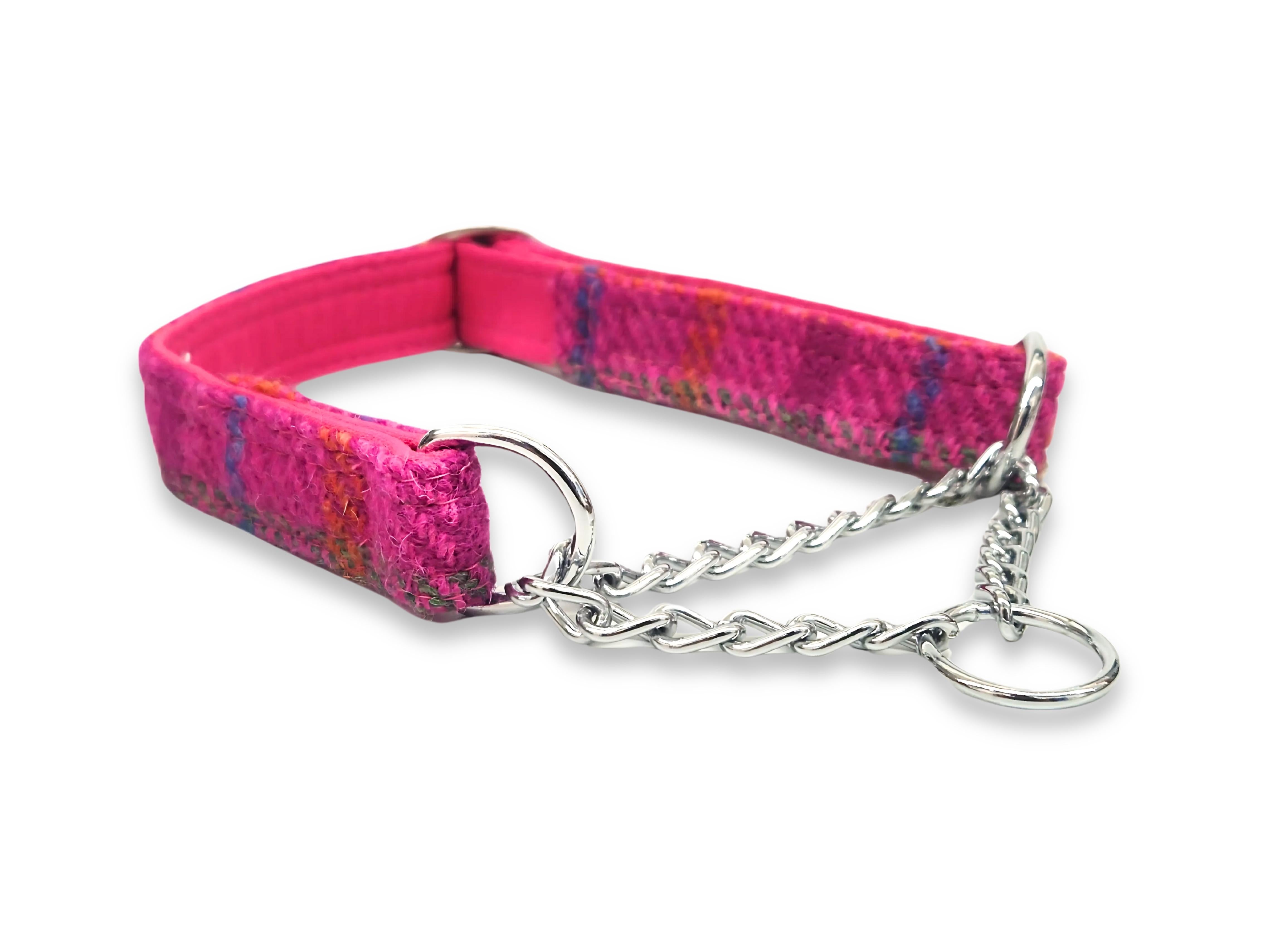 Tweed Martingale Dog Collars | Handmade Half Choke Collars UK ...