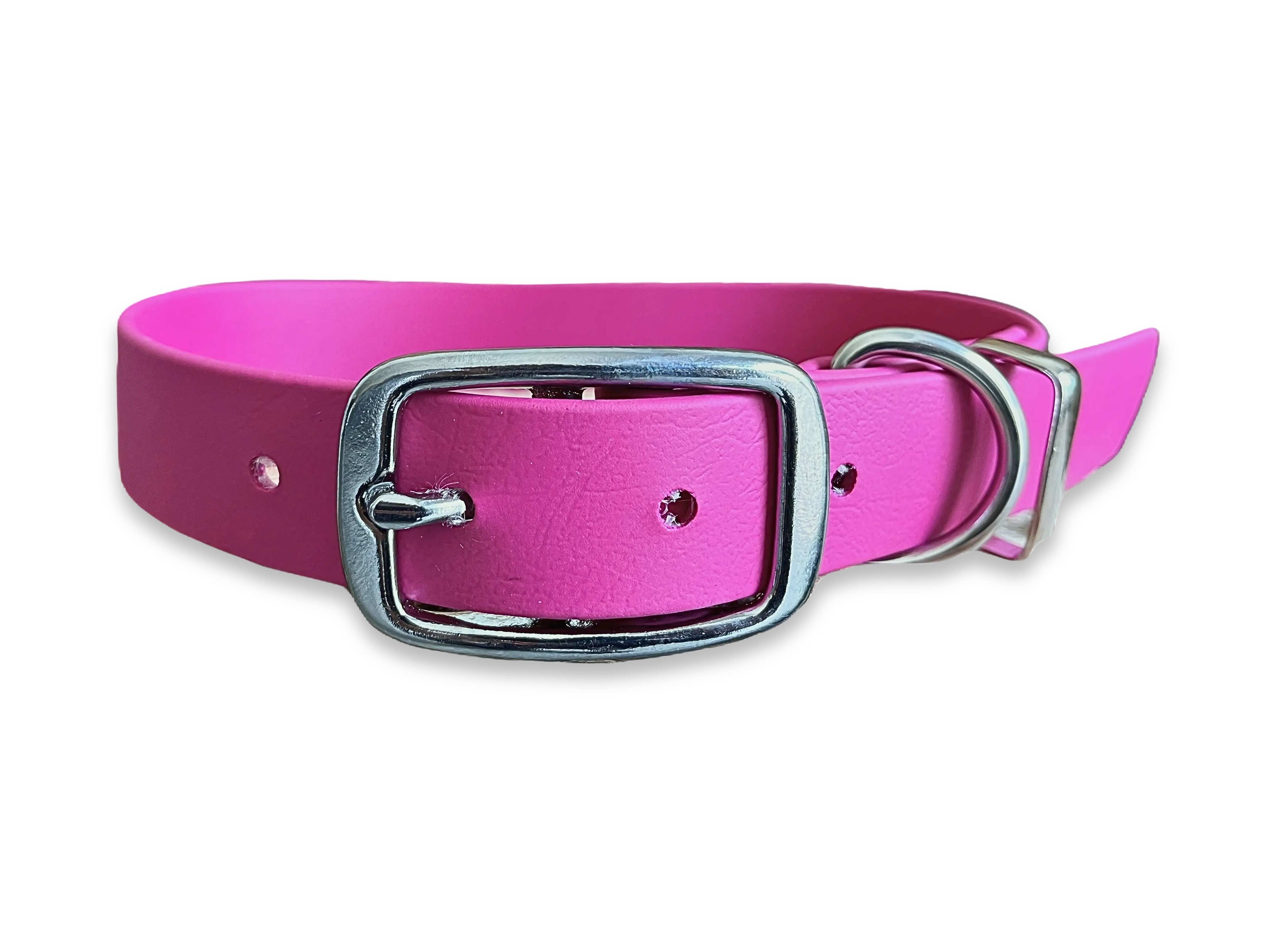 Magenta Waterproof Biothane Dog Collar – Stylish & Practical – Collared ...